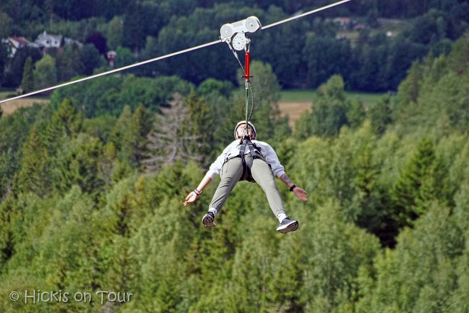 Zipline in Norwegen - Adrenalin pur & der Puls am Limit...